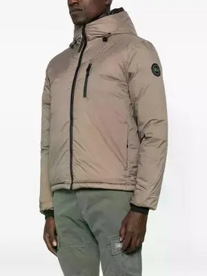 Canada Goose Lodge Hooded Zip-fastening Jacket - Brown