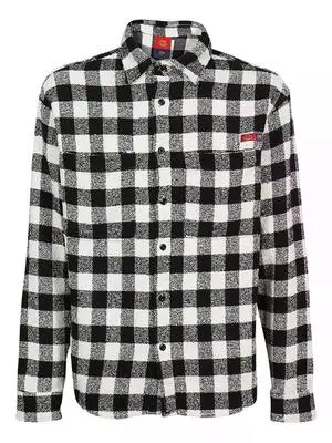 Dickies Checked Patch-pocket Shirt - Black