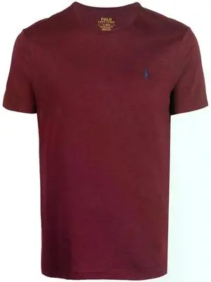 Polo Ralph Lauren Embroidered Crew-neck T-shirt - Red