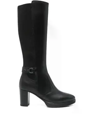 NEROGIARDINI 70mm Block-heel Buckle Boots