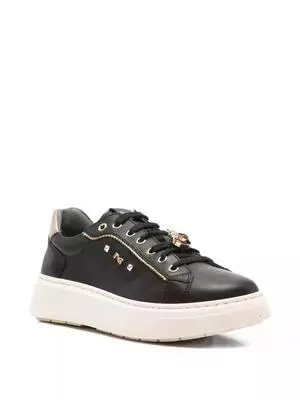 NEROGIARDINI Leather Lace-up Sneakers