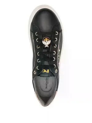 NEROGIARDINI Leather Lace-up Sneakers