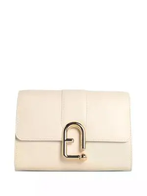 Flap closure leather crossbody bags