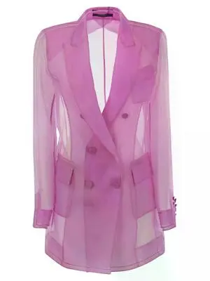 Max Mara Double-breasted Silk Blazer