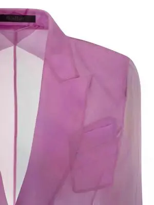 Max Mara Double-breasted Silk Blazer