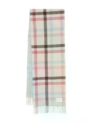 Marc O'polo Checked Fringed Scarf - Neutrals
