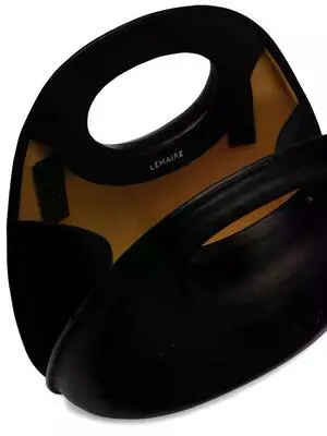 LEMAIRE Egg Bag In Molded Leather