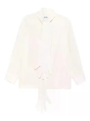 Jean Paul Gaultier Tie Detailed Blouses