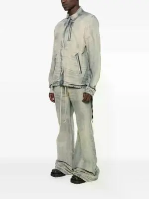 Rick Owens Zip-fastening Drawstring Jacket - Blue