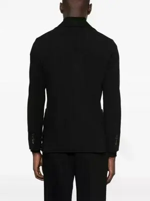 CIRCOLO 1901 Two-button Patch-pocket Blazer - Black