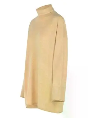 Max Mara High-collar Cashmere Sweater - Neutrals