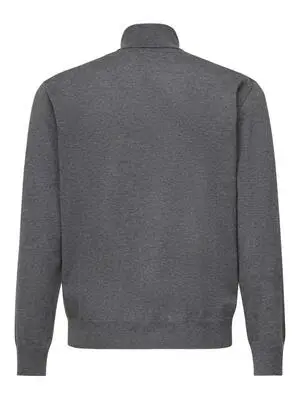 Eleventy Turtleneck Cashmere Sweater - Grey