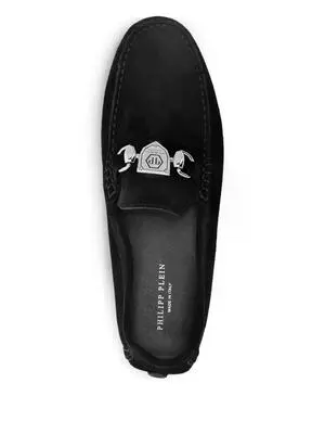Philipp Plein Suede Driving Loafers