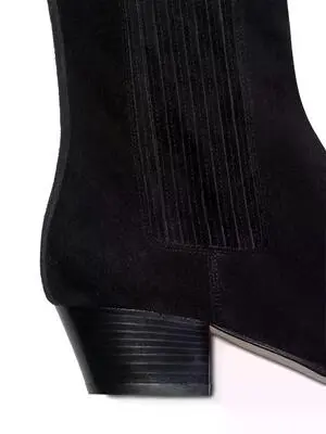 AeydĒ 40mm Agata Suede Ankle Boots - Black