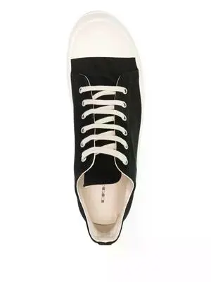 Rick Owens Lace-up Round-toe Sneakers