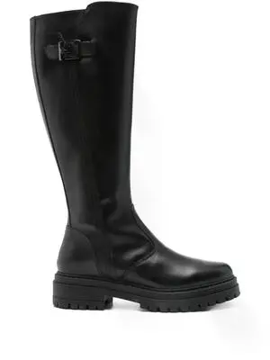 NEROGIARDINI 40mm Buckle-detail Leather Boots