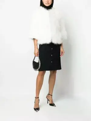 YVES SALOMON Feather-trim Jacket