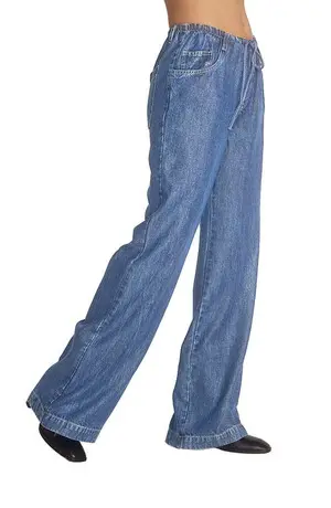 Bella Dahl Drawstring Wide Leg Tencel™ Jeans