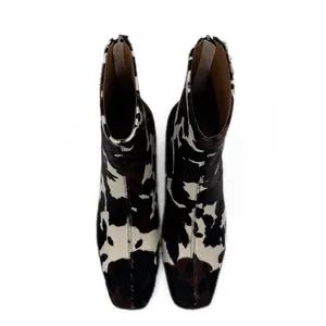 AMIE RAFA Harlow Cow Bootie