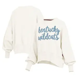PRESSBOX Kentucky Wildcats Chelsea Oversized Pullover Sweatshirt