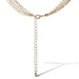 Jessica Simpson Layered Cross & Gem Necklace