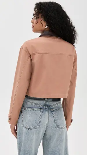 LE BOP Harriet Cropped Jacket - Mocha