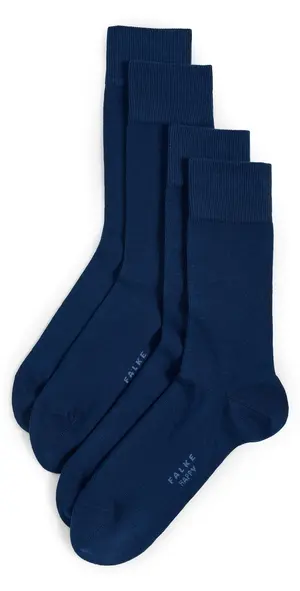 Falke Happy Socks Set Of 2 - Royal Blue