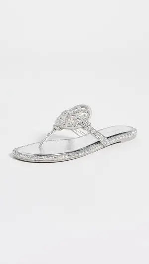 Tory Burch Miller Knotted Pave Sandals