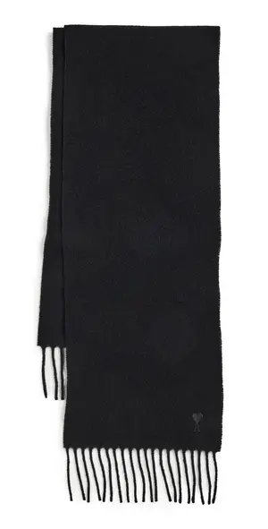 Ami Wool Scarf Noir