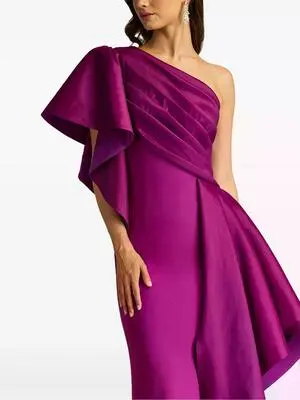 Tadashi Shoji Santa Fe One-shoulder Gown - Purple