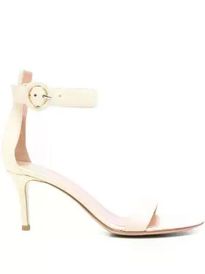 GIANVITO ROSSI 65mm Portofino Ankle-strap Leather Sandals - Neutrals