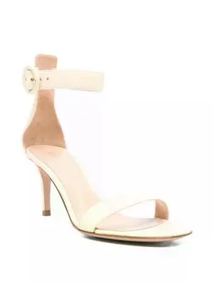 GIANVITO ROSSI 65mm Portofino Ankle-strap Leather Sandals - Neutrals