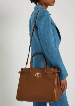 Valentino Garavani Antibes Medium Leather Top Handle Bag