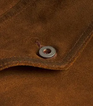 Polo Ralph Lauren Double Rl Roughout Suede Jacket