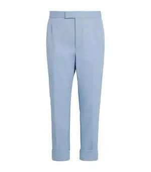 Thom Browne Cotton Backstrap Trousers