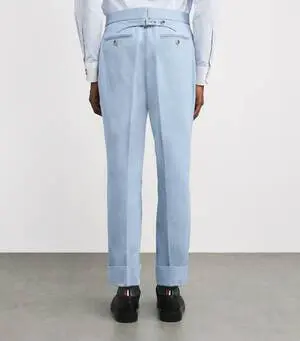 Thom Browne Cotton Backstrap Trousers