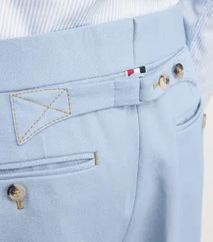 Thom Browne Cotton Backstrap Trousers
