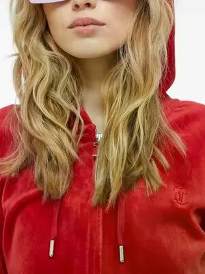 Juicy Couture Embroidered Zip-up Hoodie