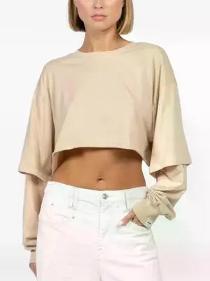 FREEDÉR Double-layered Cropped Top