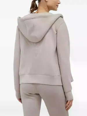 Guess Logo-plaque Zip-up Hoodie