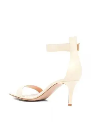 GIANVITO ROSSI 65mm Portofino Ankle-strap Leather Sandals - Neutrals