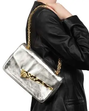 Alexis Bittar Angular Shoulder Bag - Silver