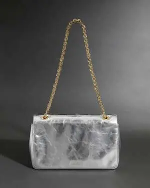 Alexis Bittar Angular Shoulder Bag - Silver
