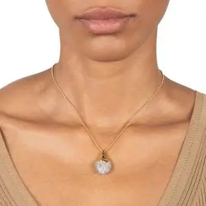 Alexis Bittar Solanales Crystal Pavé Teardrop Pendant Necklace - Gold