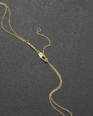 Alexis Bittar Solanales Crystal Spear Layered Fringe Necklace