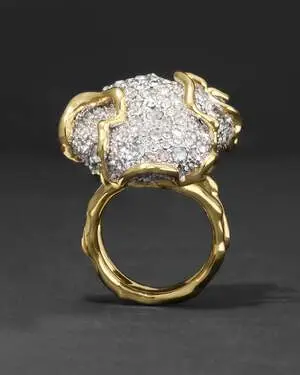 Alexis Bittar Solanales Crystal Pavé Geode Ring