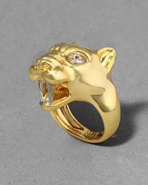 Alexis Bittar Panther Visage Ring