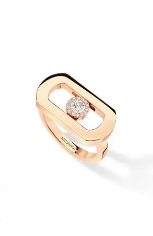 Messika So Move Diamond Ring - Pink Gold