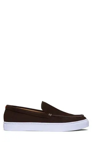 Swims Madison Water Repellent Leather Loafers - Espresso