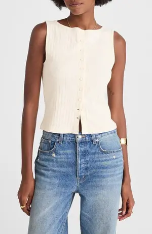 Madewell Sleeveless Vests For Women